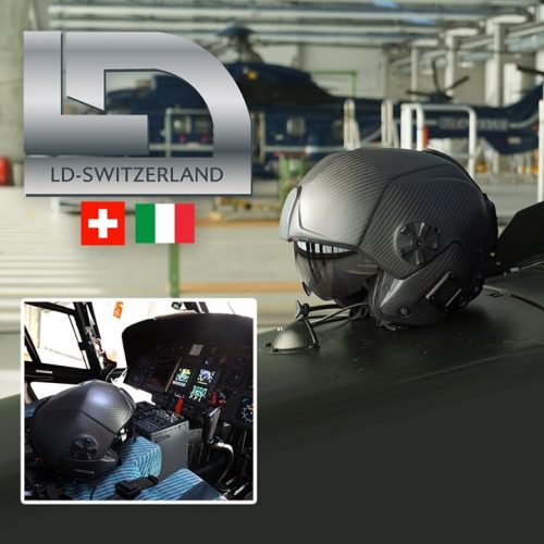 LD SWITZERLAND H-CMR HELMET (DUAL VISOR) - Sisley Clothing